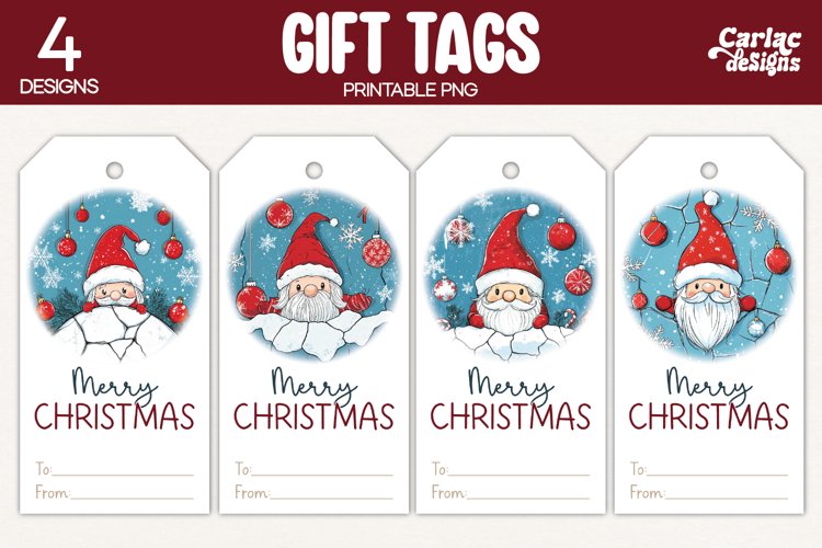 Christmas Gift Tags, Merry Christmas Printable Tags