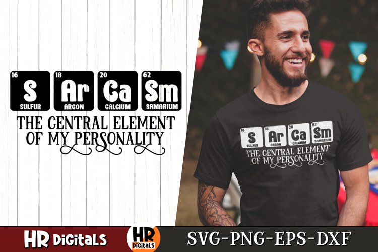 Sarcasm the central element of my personality, sarcastic svg