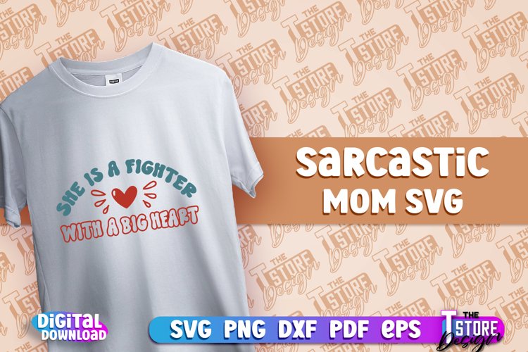 Sarcastic Mom SVG Design | Sarcastic Quotes Design (3211809)