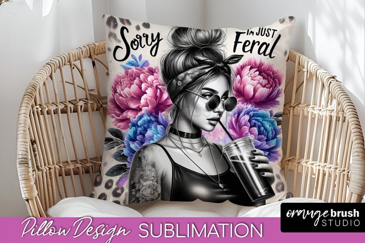 Sassy Girl Pillow Cover - Sarcastic Qoute Pillow (3954005)