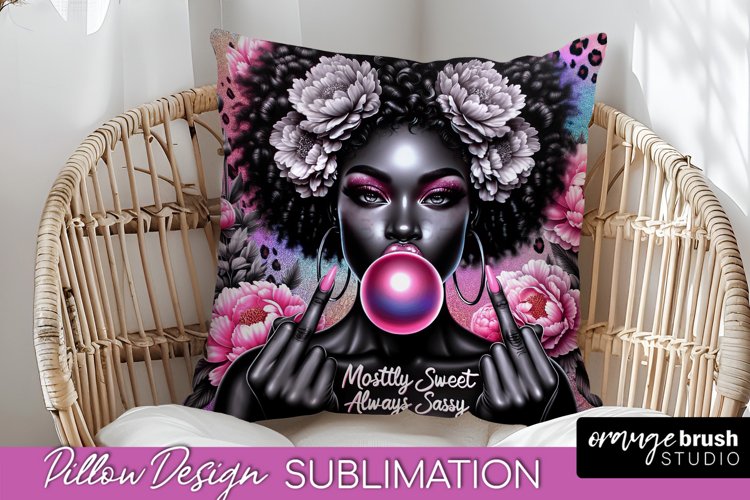 Sassy Girl Pillow Cover - Sarcastic Qoute Pillow (3954128)