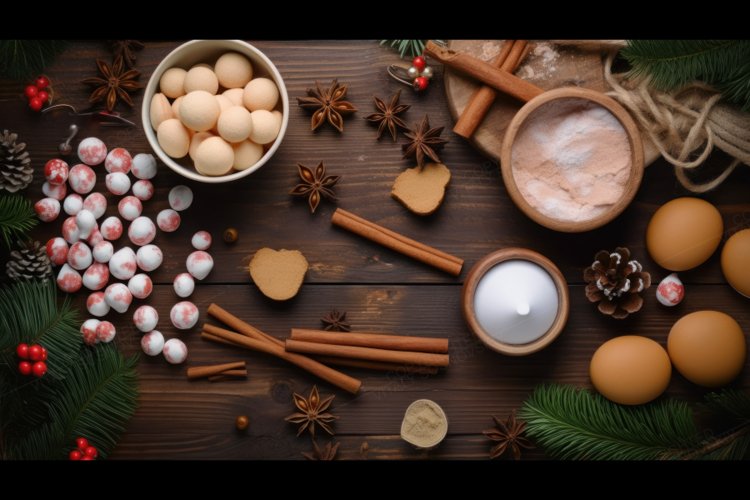 Christmas baking background (2653346)