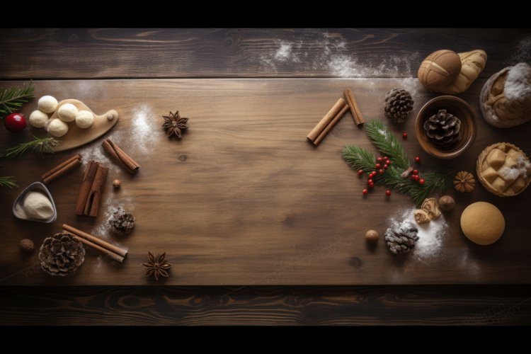 Christmas baking background (2654076)