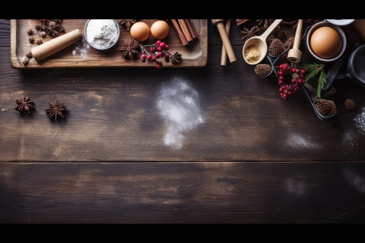 Christmas baking background (2654209)