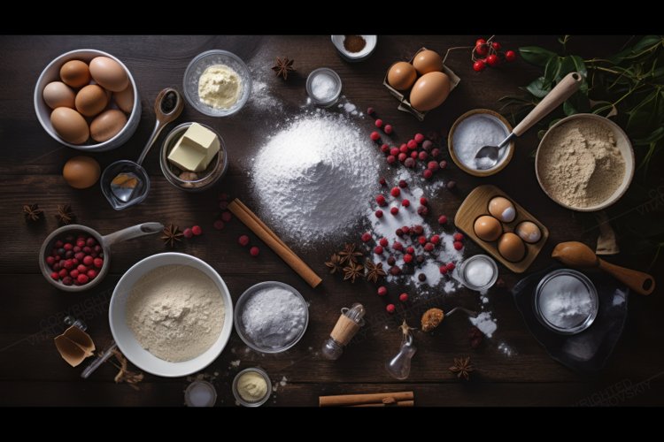 Christmas baking background (2654661)