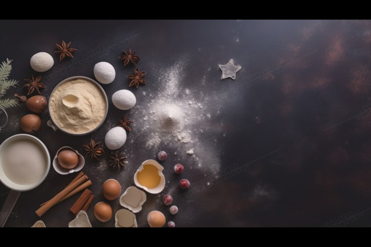 Christmas baking background (2654700)