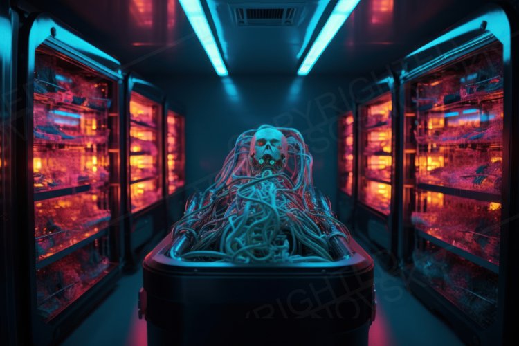 High-tech room with highly developed artificial (2720592)