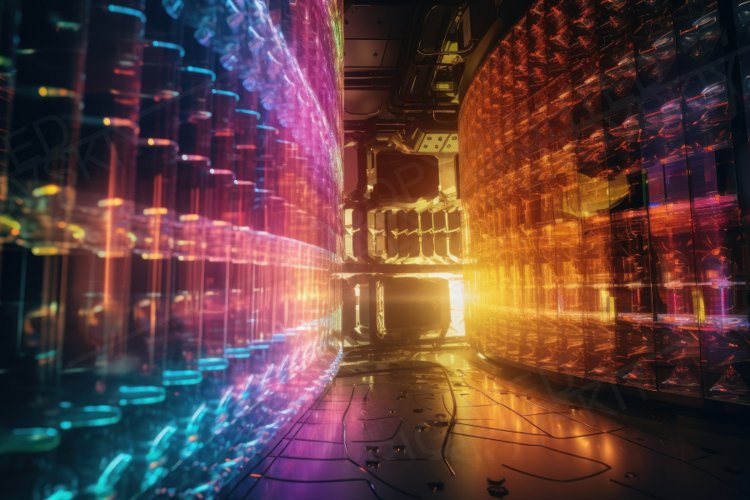 High-tech room with highly developed artificial (2720598)