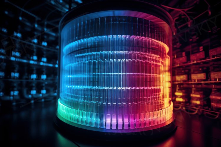 High-tech room with highly developed artificial (2720605)