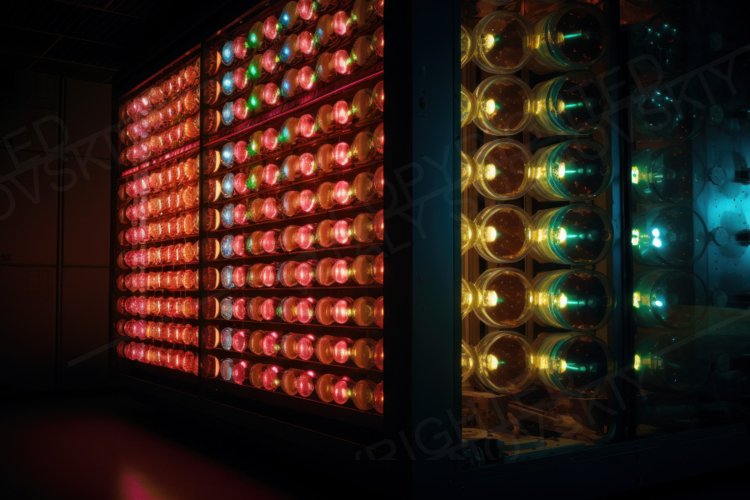 High-tech room with highly developed artificial (2720608)