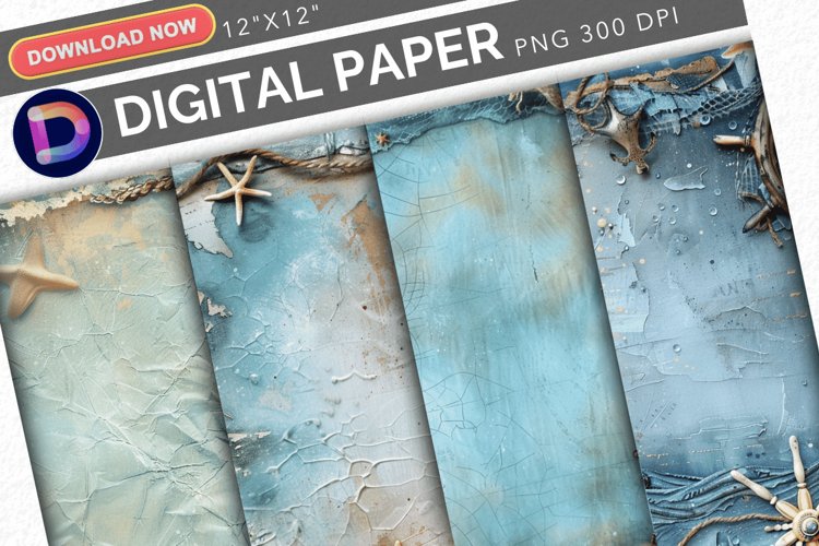 Scrapbooking nautical Digital Paper