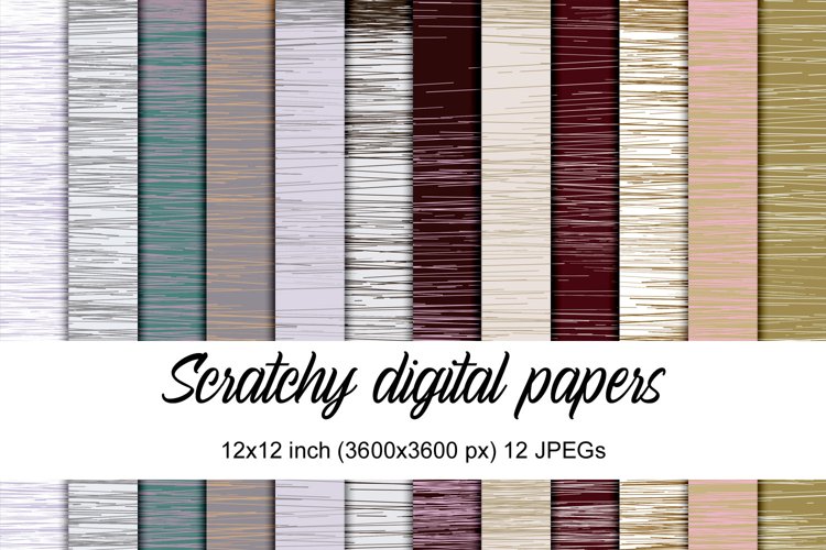 Scratchy digital papers