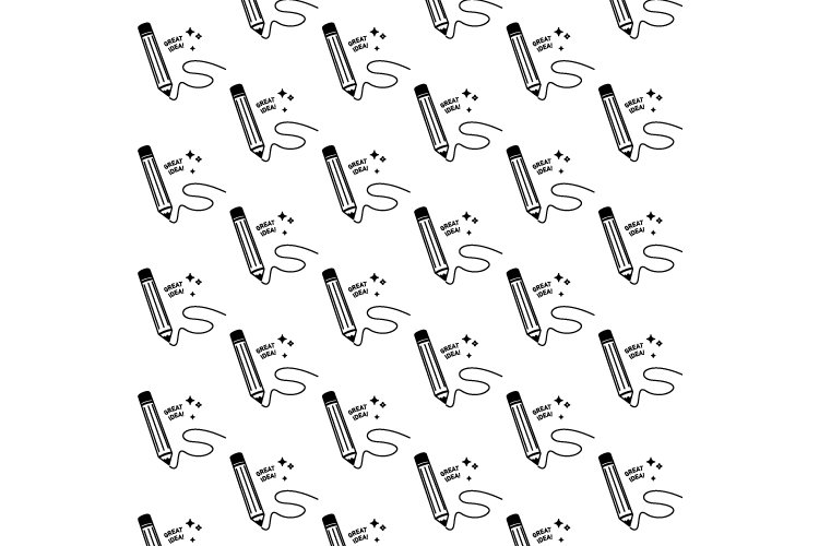 Seamless pattern great idea design