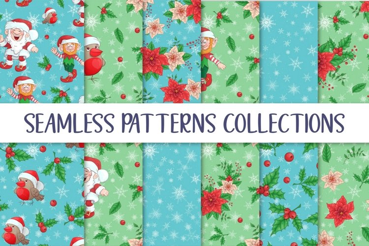 Seamless Patterns Christmas