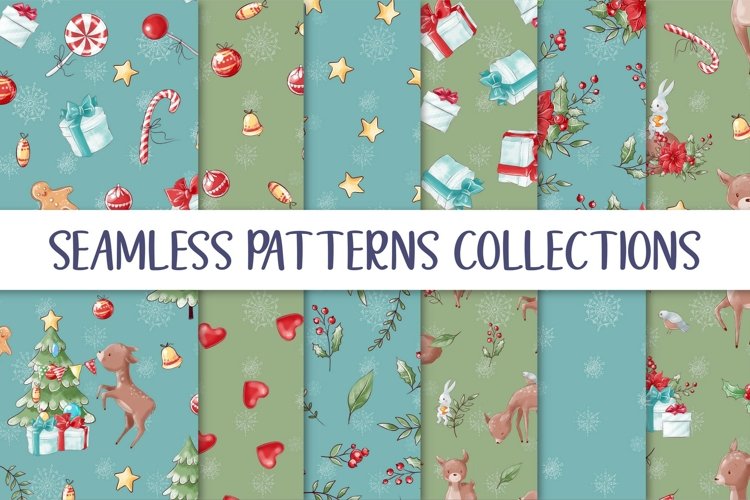 Seamless Patterns Christmas