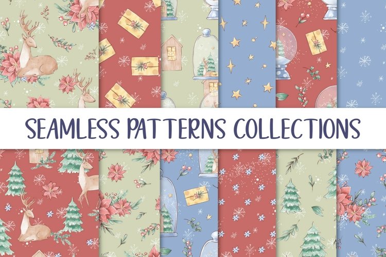 Seamless Patterns Christmas