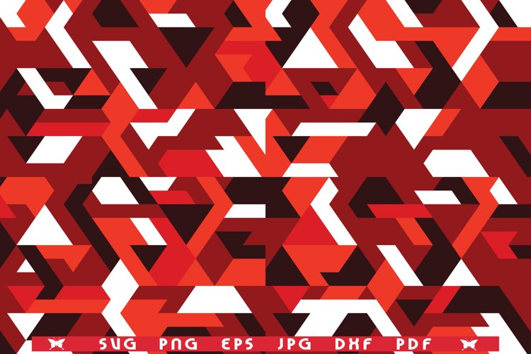 SVG Polygonal Mosaic, Seamless Pattern (2286835)