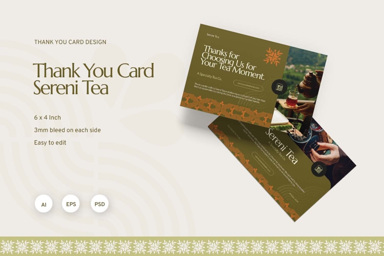 Sereni Tea - Thank You Card