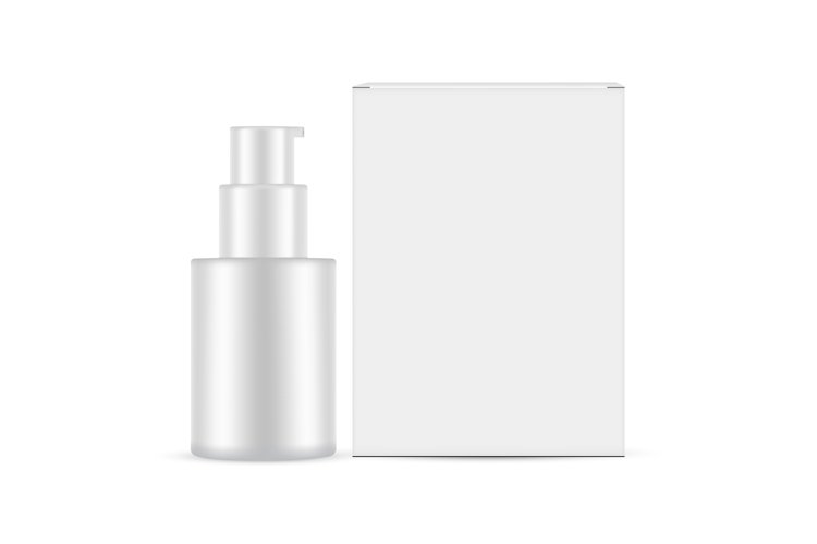 Cosmetic Serum Bottle With Paper Box