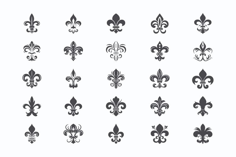 Fleur-de-Lis, Vector Set. (4700752)