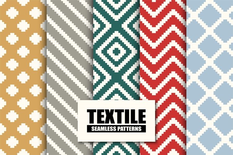 Cloth colorful seamless patterns