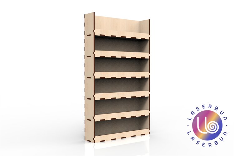 5 Tier Laser Cut File Craft Show Stand Display | Perfect for