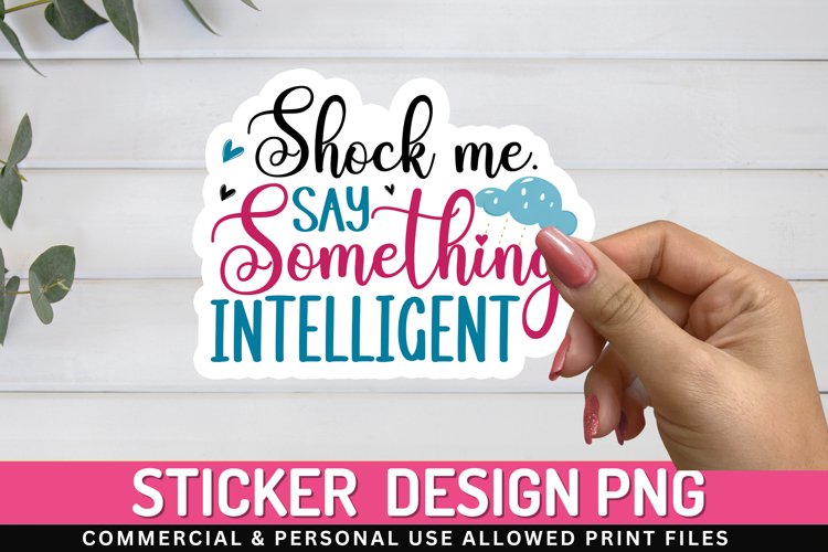 Shock Me Say Stickers PNG
