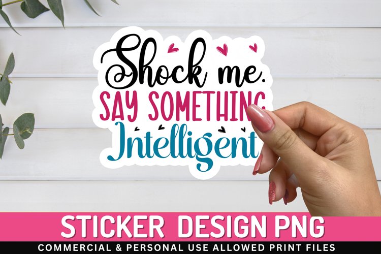 Shock Me Say Stickers PNG