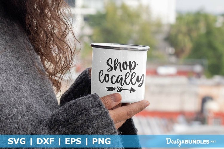 Shop Locally SVG | Small Shop Owner SVG