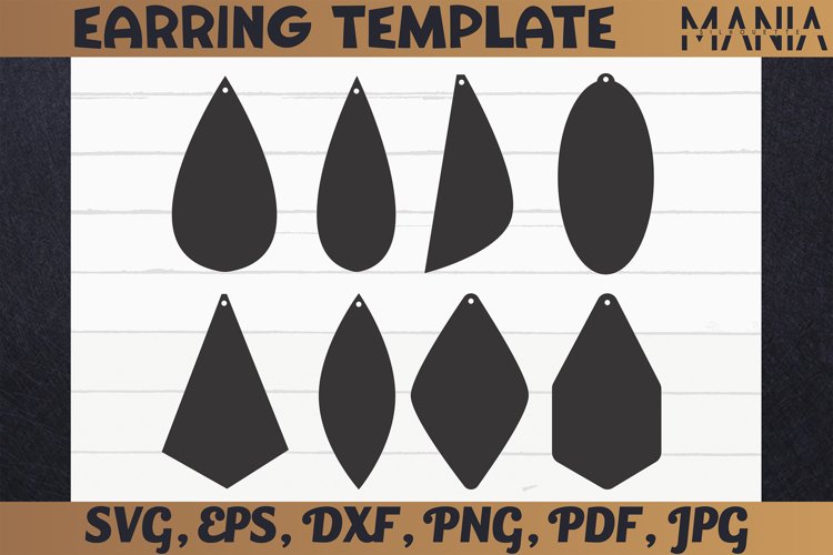 Earrings Template Bundle (2422485)