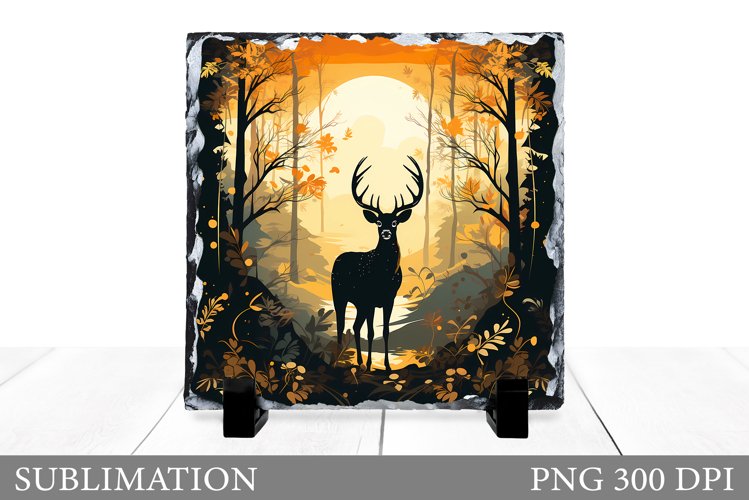 Deer Sublimation. Deer Slate Sublimation (3817092)
