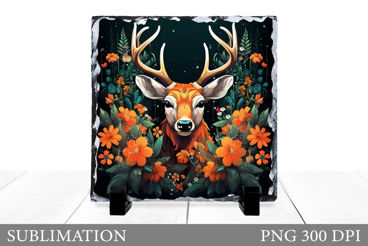Deer Sublimation. Deer Slate Sublimation (3844863)