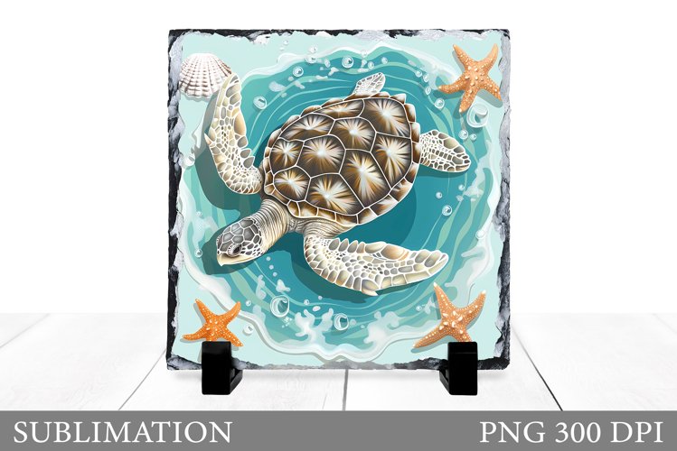 Turtle Sublimation. Turtle Slate Sublimation (4071848)