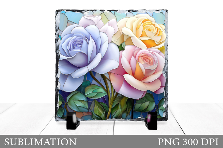 Roses Sublimation. Roses Slate Sublimation (5435115)