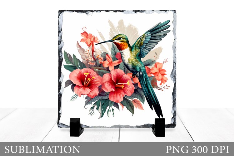 Hummingbird Sublimation. Bird Slate Sublimation (3610601)