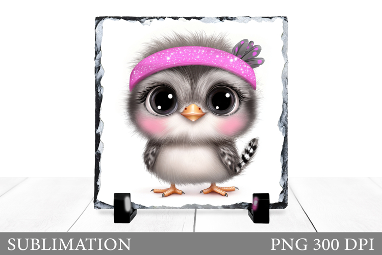 Cute Bird Sublimation. Cute Bird Slate Design (5862466)