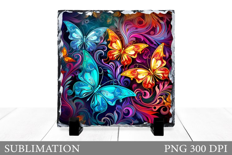 Butterflies Sublimation. Butterflies Slate (3576478)