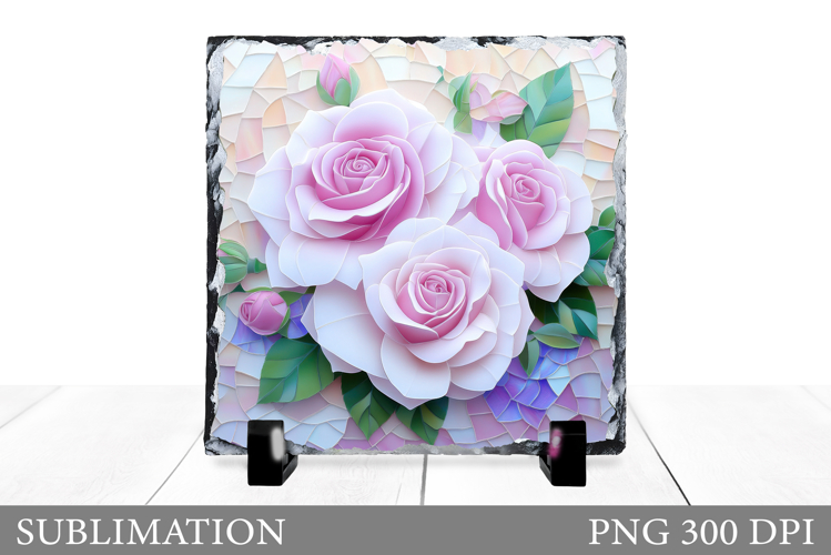 Roses Sublimation. Roses Slate Sublimation (5435118)