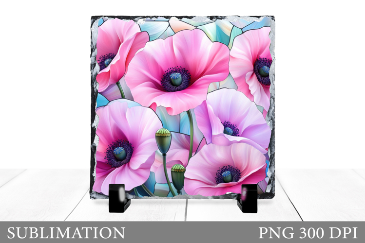 Flowers Slate Sublimation. Floral Sublimation (5435128)