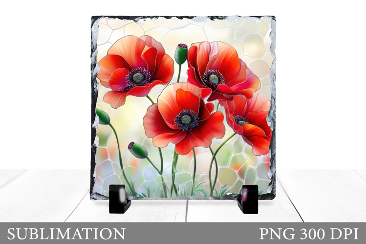 Flowers Slate Sublimation. Floral Sublimation (5435138)