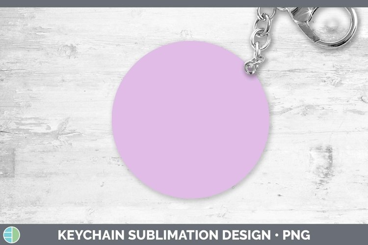 Solid Color - Purple 1 e1b Keychain Sublimation Keyring Desi