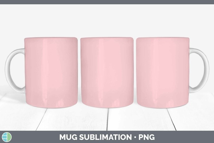 Solid Color - Red 1 ffc Mug Wrap Sublimation Coffee Cup Desi