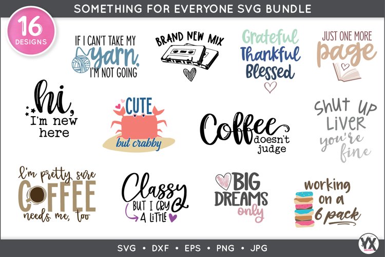 Something for Everyone Family SVG Bundle (1020663) | SVGs | Design Bundles