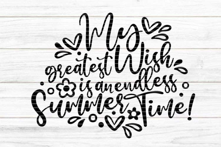 endless Summer cutting file SVG DXF FCM