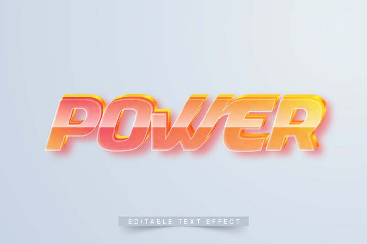 Editable Text Effect for Illustrator. Vector (2454596)