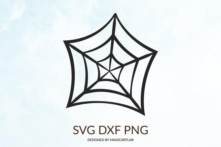 Halloween spider web svg cut file (4495578)