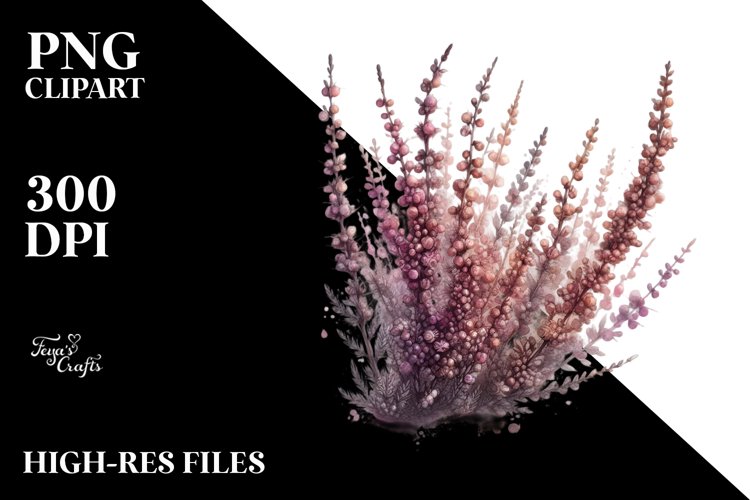 Detailed Heather Stained | Sublimation | Clipart