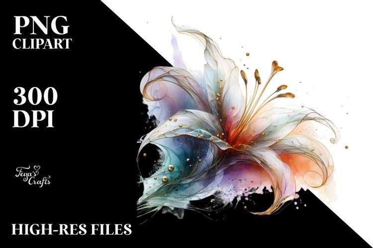 Abstract Lily|Creative Artwork