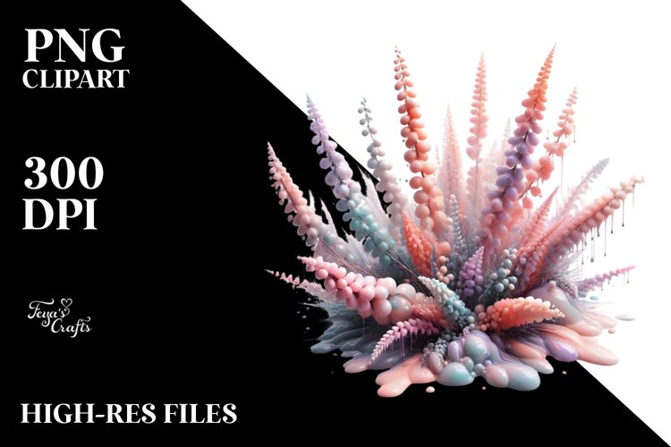 Glossy Heather Design, Transparent PNG