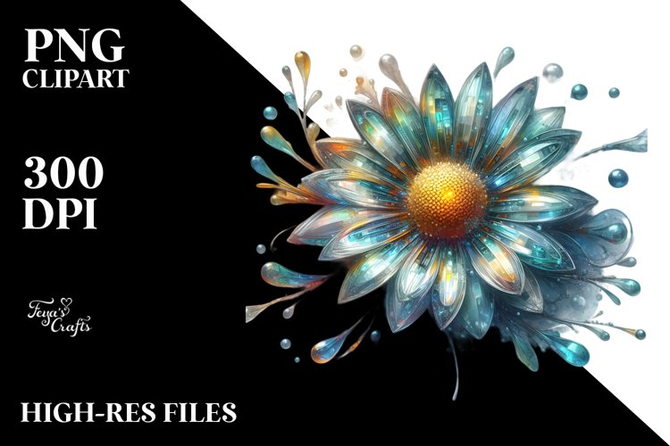 Daisy Watercolor Splash